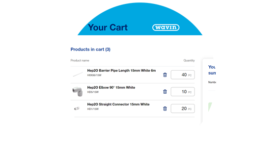 Wavin Ireland Merchant Online Shop