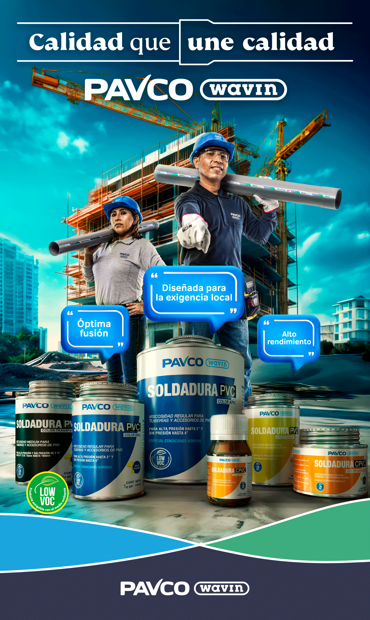 Soldaduras Pavco Wavin